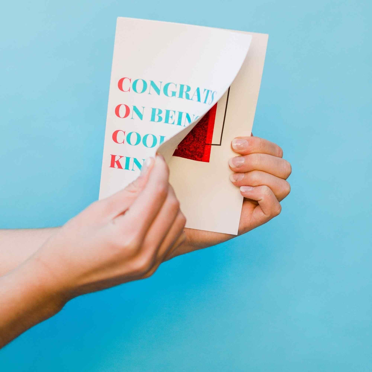 NSFW Congrats Card - Exploding Glitter Bomb Card